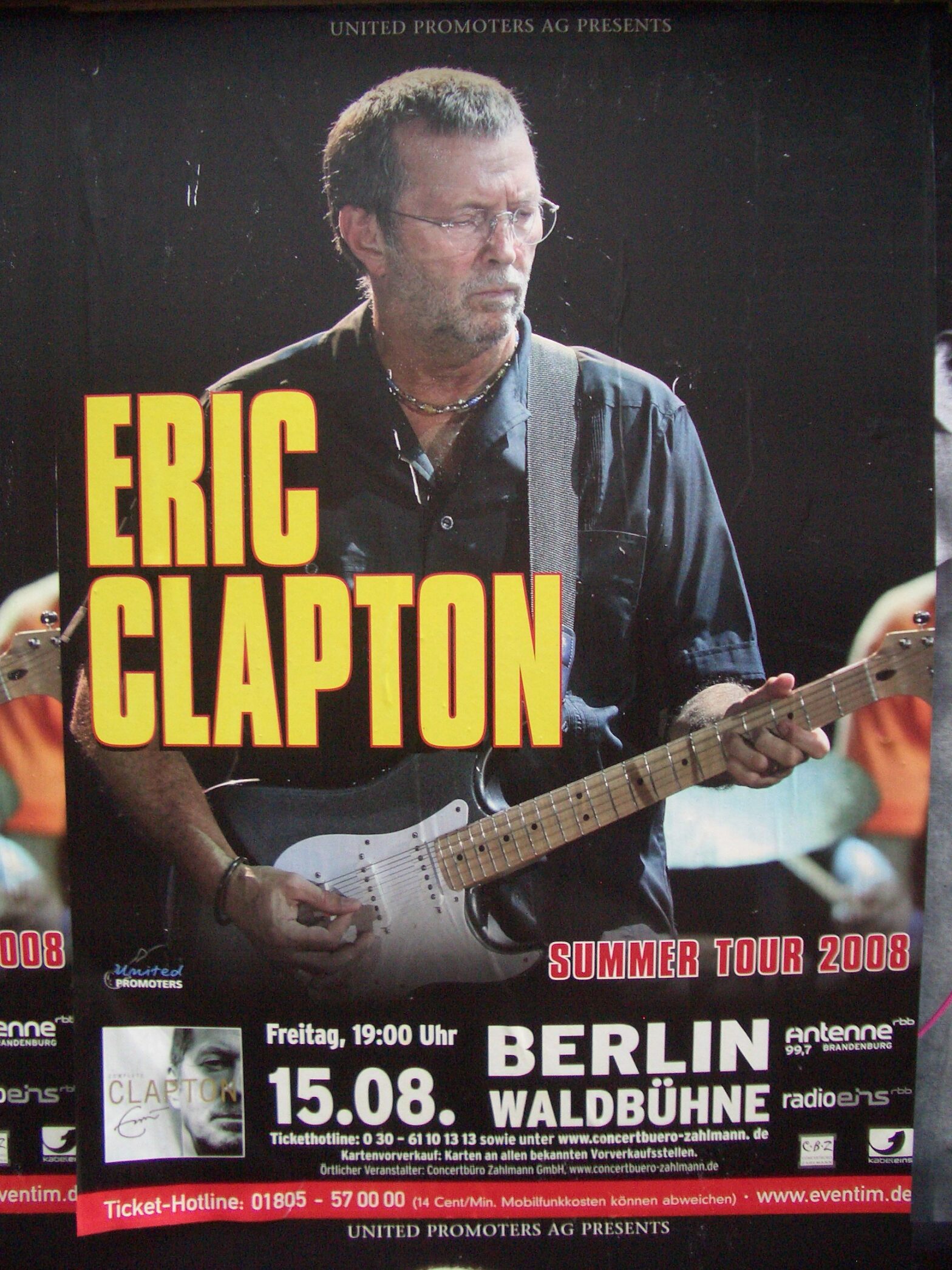 Eric Clapton - Berlin Concert Details - Where's Eric!