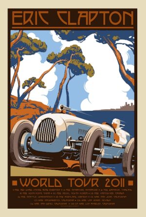 Limited Edition Poster Commemorates First Leg Of Clapton's 2011 Tour ...